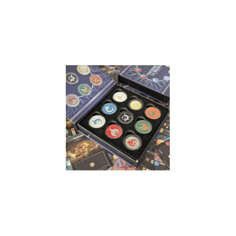 Nacidos de la Bruma: Fichas de metal esmaltadas deluxe
